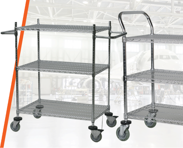 Stainless Steel Trolley | Industrial Trolley Singapore | Megatek